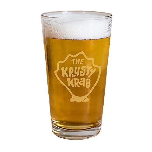 The Krusty Krab Drinking Glass