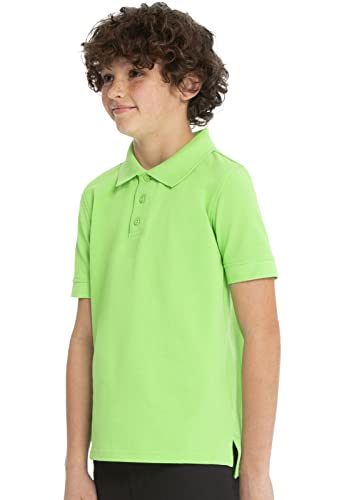 Classroom School Uniforms Kids' Polo Shirt, Lime Green, X-Large