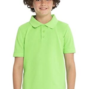 Classroom School Uniforms Kids' Polo Shirt, Lime Green, X-Large