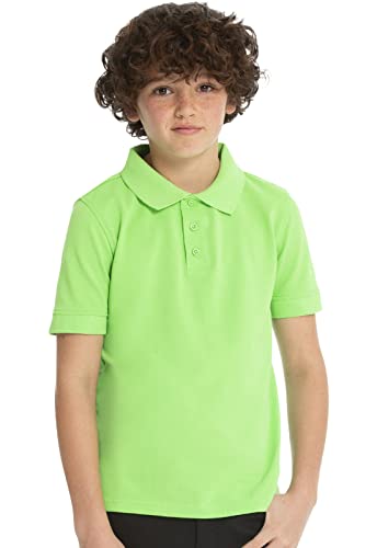 Classroom School Uniforms Kids' Polo Shirt, Lime Green, X-Large