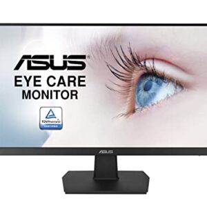 ASUS VA27EHE 27” Eye Care Monitor Full HD (1920 x 1080) IPS 75Hz Adaptive-Sync HDMI D-Sub Frameless,Black