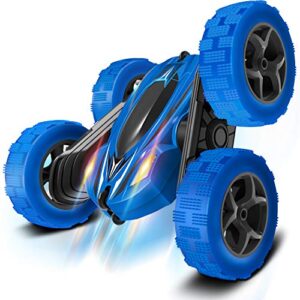 remote control car rc cars - drift high speed off road stunt truck, race toy with 2 rechargeable batteries, 4 wheel drive, cool birthday gifts for boys age 6 7 8 9 10 11 year old kids toys