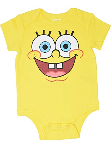 Nickelodeon SpongeBob SquarePants Patrick Squidward Baby Boys 3 Pack Bodysuit Spongebob 0-3 Months