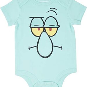 Nickelodeon SpongeBob SquarePants Patrick Squidward Baby Boys 3 Pack Bodysuit Spongebob 0-3 Months