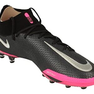 Nike Phantom GT Elite DF AG-Pro Mens Football Boots CW6592 Sneakers Shoes (UK 6.5 US 7.5 EU 40.5, Black Metallic Silver 006)