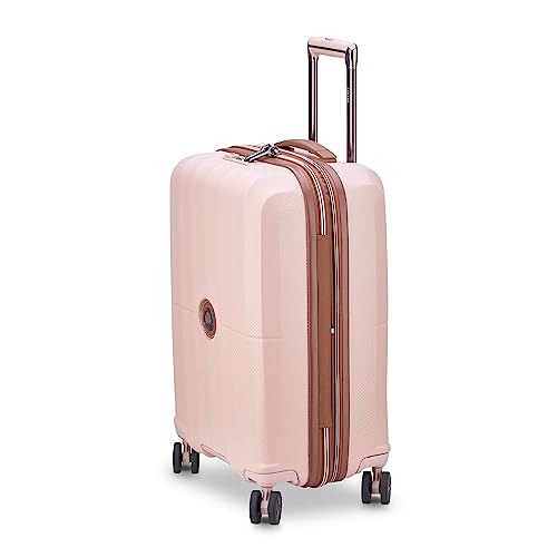 DELSEY Paris St. Tropez Hardside Expandable Luggage with Spinner Wheels, Pink, Carry-on 21 Inch