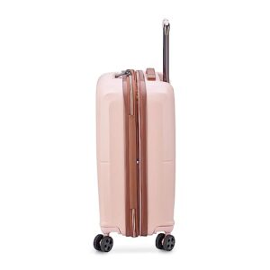 DELSEY Paris St. Tropez Hardside Expandable Luggage with Spinner Wheels, Pink, Carry-on 21 Inch