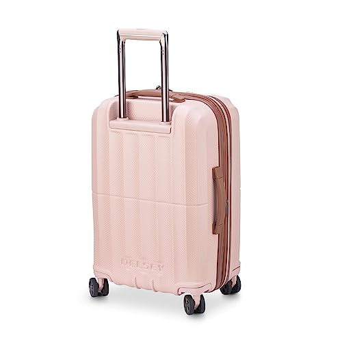 DELSEY Paris St. Tropez Hardside Expandable Luggage with Spinner Wheels, Pink, Carry-on 21 Inch