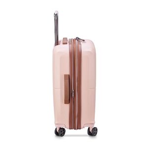 DELSEY Paris St. Tropez Hardside Expandable Luggage with Spinner Wheels, Pink, Carry-on 21 Inch