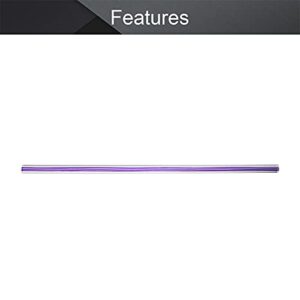 Fielect Deep Purple Straight Line Acrylic Round Rod Standard Plexiglas PMMA Bar Tolerance for DIY 8mm Diameter 250mm Height 1Pcs