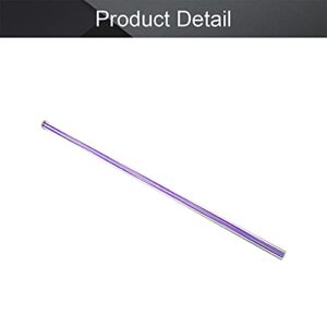 Fielect Deep Purple Straight Line Acrylic Round Rod Standard Plexiglas PMMA Bar Tolerance for DIY 8mm Diameter 250mm Height 1Pcs