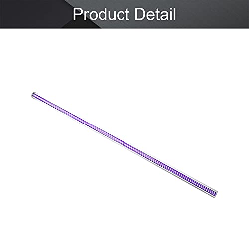 Fielect Deep Purple Straight Line Acrylic Round Rod Standard Plexiglas PMMA Bar Tolerance for DIY 8mm Diameter 250mm Height 1Pcs