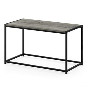 furinno camnus modern living coffee table, french oak grey