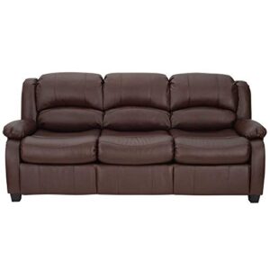 RecPro Charles 80" RV Sleeper Sofa w/Hide A Bed | RV Furniture | RV Sofa (Mahogany)