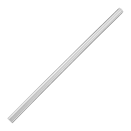 Fielect White Straight Line Acrylic Round Rod Standard Plexiglas Tolerance Lightweight for DIY 10mm Diameter 250mm Height 1Pcs