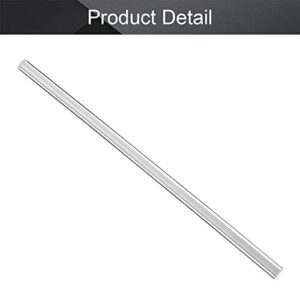 Fielect White Straight Line Acrylic Round Rod Standard Plexiglas Tolerance Lightweight for DIY 10mm Diameter 250mm Height 1Pcs