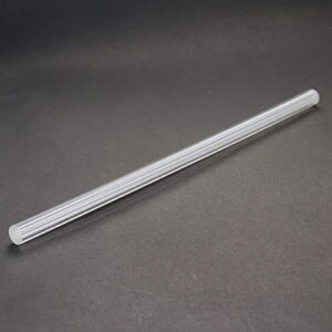 Fielect White Straight Line Acrylic Round Rod Standard Plexiglas Tolerance Lightweight for DIY 10mm Diameter 250mm Height 1Pcs