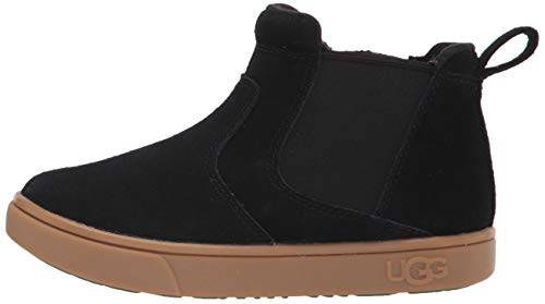 UGG Unisex-Child Hamden Ii Sneaker, Black, 7 Toddler US