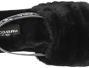 Koolaburra by UGG Women's Fuzz'n Ii Slipper, Black, 11 US