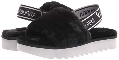 Koolaburra by UGG Women's Fuzz'n Ii Slipper, Black, 11 US