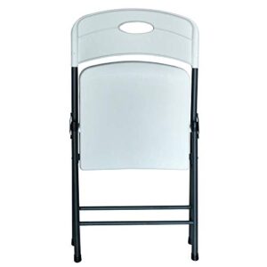 Plastic Development Group 808 Indoor/Outdoor Plastic Folding Fold Up Party Chair, White (4 Pack)