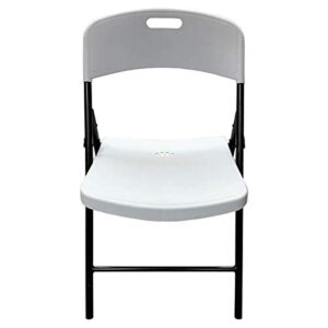 Plastic Development Group 808 Indoor/Outdoor Plastic Folding Fold Up Party Chair, White (4 Pack)