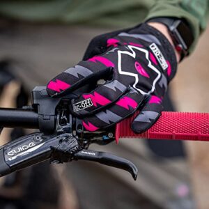 Muc Off Bolt MTB Gloves, L - Slip-On Cycling Gloves for MTB/BMX/Gravel/Road Bikes - Touch Screen Compatible Mountain Bike Gloves for Men and Women