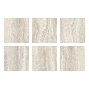 FloorPops FP3327 Platinum Peel & Stick Floor Tiles, Grey