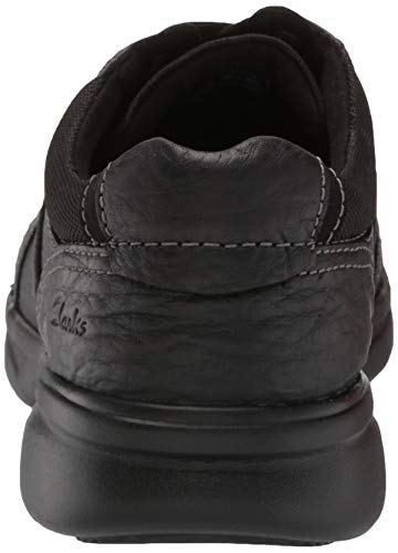 Clarks Men's Bradley Walk Oxford, Black Tumbled Leather, 11 Wide