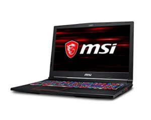 msi 15.6" ge63 raider rgb-882 gaming laptop with intel core i7-9750h processor, nvidia geforce rtx 2060 graphics, 32gb memory, 1tb hard drive & windows 10 operating system