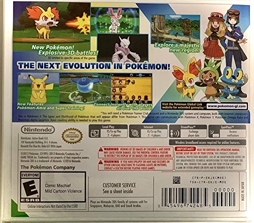 3DS Pokemon X -- World Edition