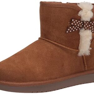 Koolaburra by UGG Unisex-Child T Victoria Mini DOTS Boot, Chestnut, 7 Toddler