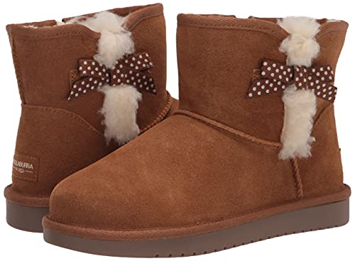 Koolaburra by UGG Unisex-Child T Victoria Mini DOTS Boot, Chestnut, 7 Toddler