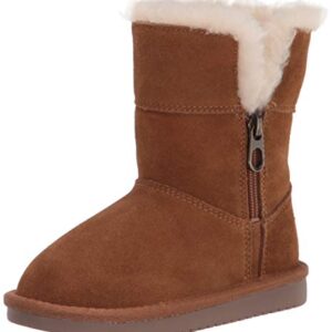 Koolaburra by UGG Unisex-Child Aribel Short Boot, Chestnut, 11 Little Kid US