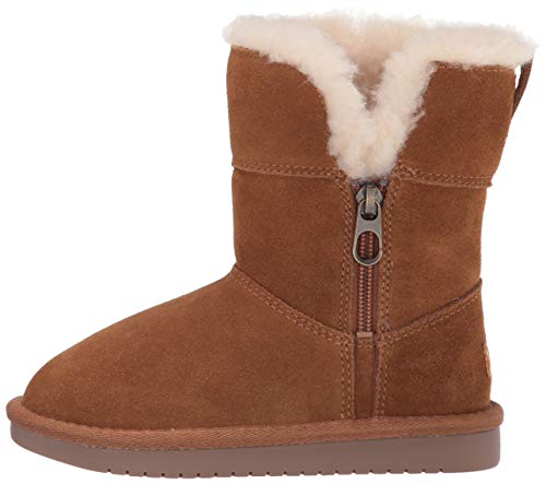 Koolaburra by UGG Unisex-Child Aribel Short Boot, Chestnut, 11 Little Kid US