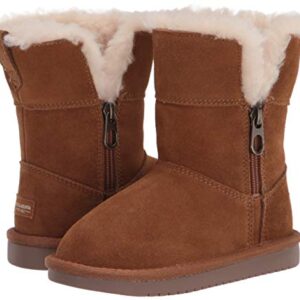 Koolaburra by UGG Unisex-Child Aribel Short Boot, Chestnut, 11 Little Kid US