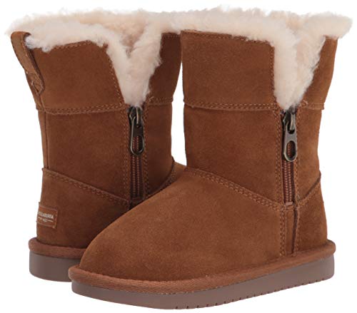 Koolaburra by UGG Unisex-Child Aribel Short Boot, Chestnut, 11 Little Kid US