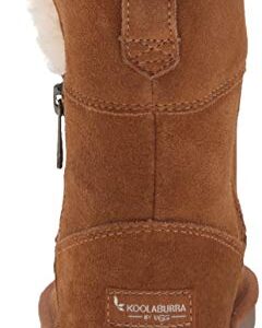 Koolaburra by UGG Unisex-Child Aribel Short Boot, Chestnut, 11 Little Kid US