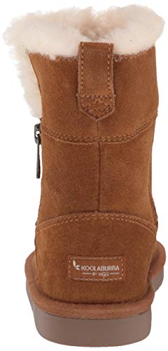 Koolaburra by UGG Unisex-Child Aribel Short Boot, Chestnut, 11 Little Kid US