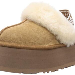 UGG Women's Funkette Slipper, Chestnut, 9