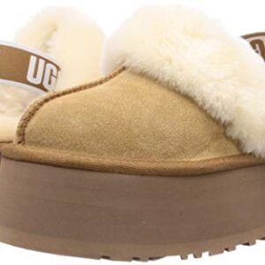 UGG Women's Funkette Slipper, Chestnut, 9