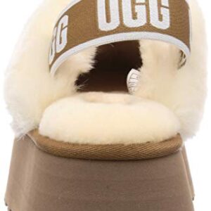 UGG Women's Funkette Slipper, Chestnut, 9