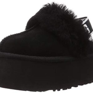 UGG Women's Funkette Slipper, BLACK, 9