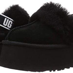 UGG Women's Funkette Slipper, BLACK, 9