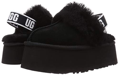 UGG Women's Funkette Slipper, BLACK, 9