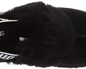 UGG Women's Funkette Slipper, BLACK, 9