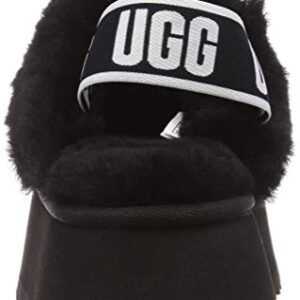 UGG Women's Funkette Slipper, BLACK, 9