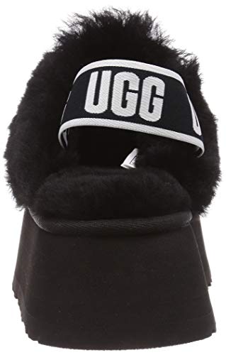 UGG Women's Funkette Slipper, BLACK, 9