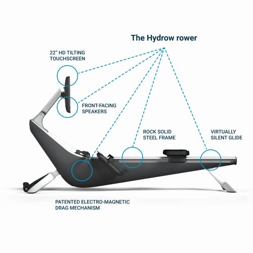 Hydrow Connected Rowing Machine, Subscription Required