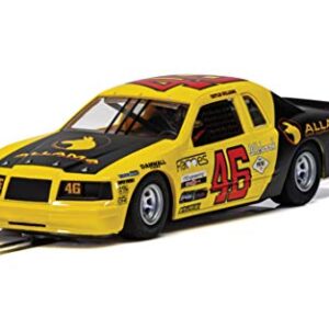 Scalextric Ford Thunderbird 'Allama' #46 1:32 Slot Race Car C4088 Yellow, Black, Red, White